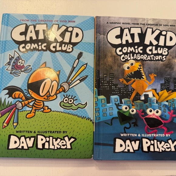 Toys | Cat Kid Comic Club Book Duo Pack By Dav Pilkey | Poshmark
